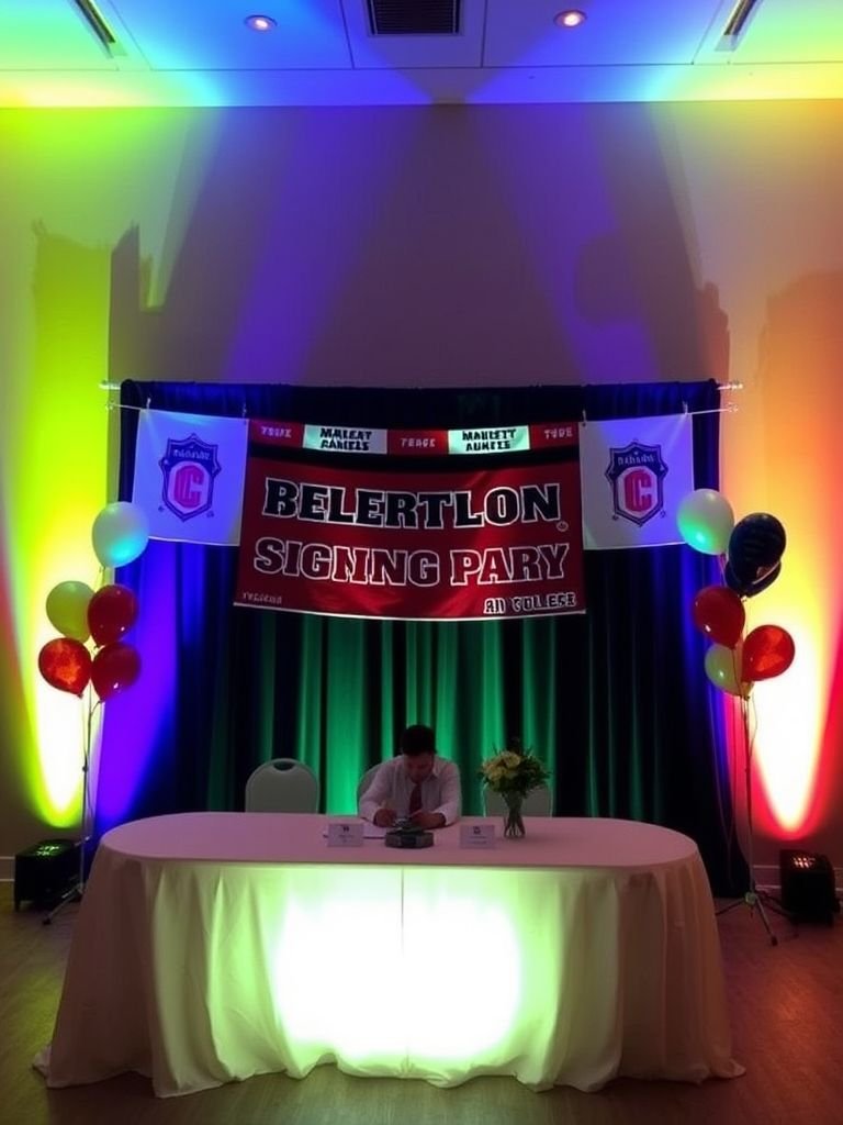 27 Eye-Catching Signing Day Table Ideas to Celebrate Your Big Moment ...
