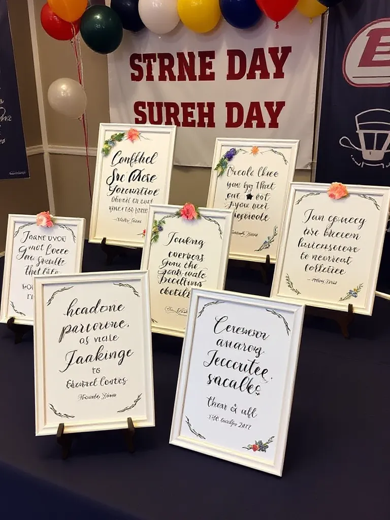 27 Eye-Catching Signing Day Table Ideas to Celebrate Your Big Moment ...